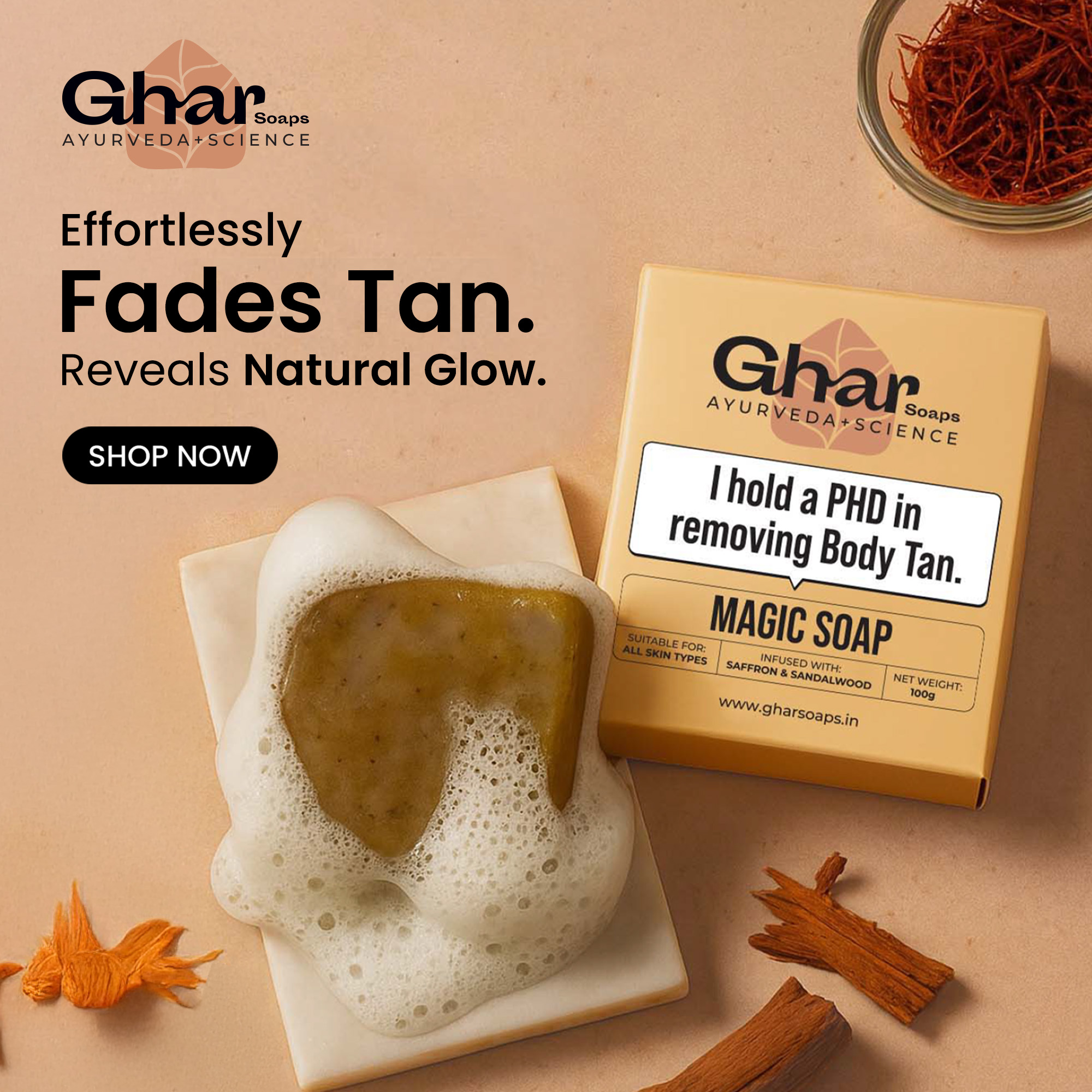 Ghar Soaps | Pure Organic Soap | 50% Off + Free Shipping! – GHAR SOAPS